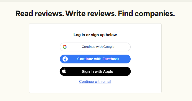 Create a Trustpilot reviewer profile