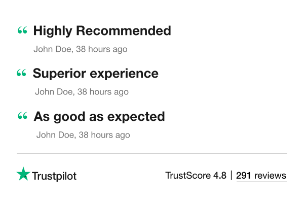 TrustBox widget overview