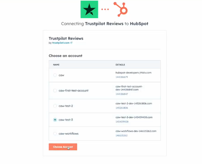 Trustpilot’s HubSpot integration